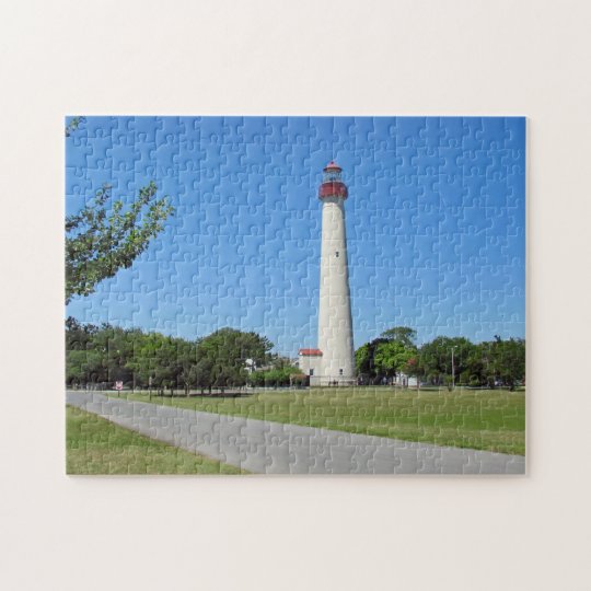 Cape May Lighthouse Jigsaw Puzzle | Zazzle.com