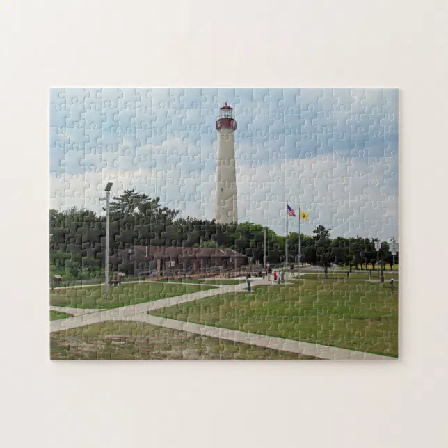 Cape May Lighthouse Jigsaw Puzzle | Zazzle
