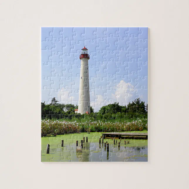 Cape May Lighthouse Jigsaw Puzzle | Zazzle
