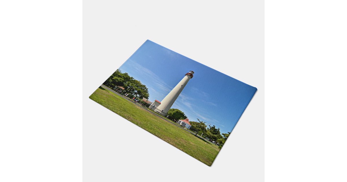 Cape May Lighthouse, New Jersey Door Mat | Zazzle