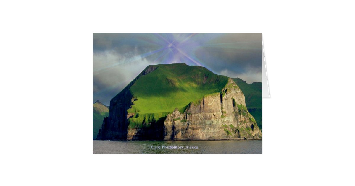 Cape Promontory Greeting Card | Zazzle