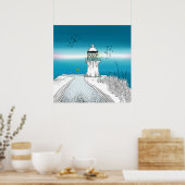Cape Reinga Lighthouse New Zealand Poster | Zazzle