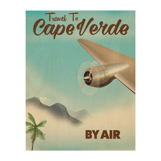 Cape Verde Air travel poster | Zazzle
