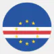 Cape Verde Flag Classic Round Sticker | Zazzle