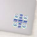 Cape Verde national symbols /Coat of arms and flag Sticker | Zazzle