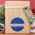 Cape Verdean Flag, Flag of Cape Verde Classic Round Sticker | Zazzle