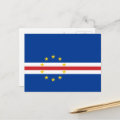 Cape Verdean Flag, Flag of Cape Verde Postcard | Zazzle