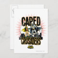 Caped Crusaders Graphic Postcard | Zazzle