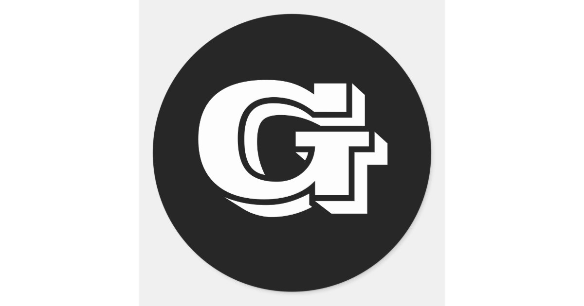 Capital Letter G Small Round Stickers by Janz | Zazzle