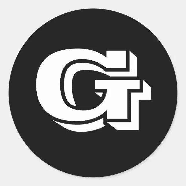 Capital Letter G Small Round Stickers by Janz | Zazzle
