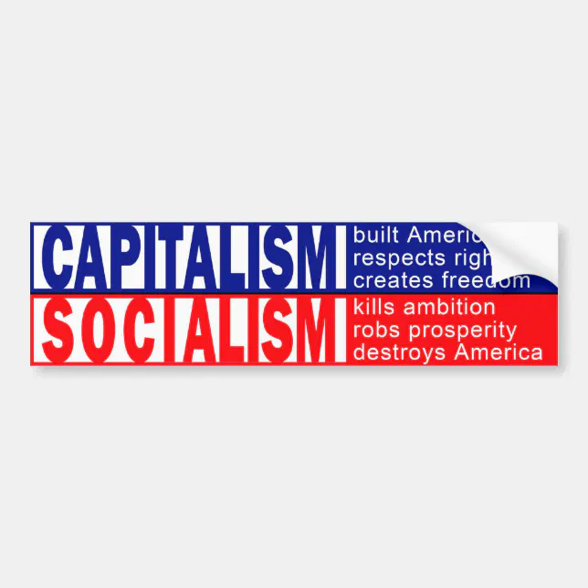 Capitalism Bumper Sticker | Zazzle