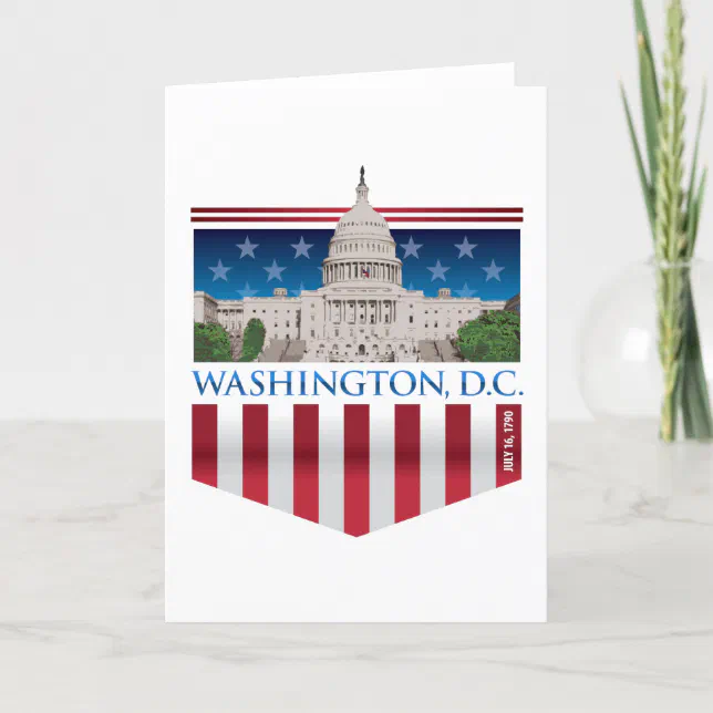 Capitol Building - Washington DC Card | Zazzle