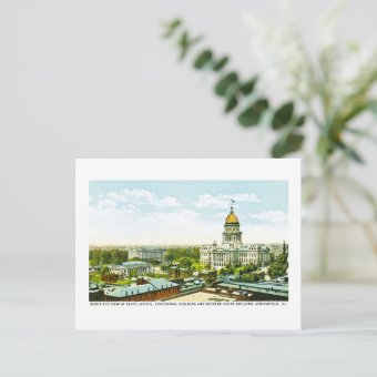 Capitol Centennial Building, Springfield, Illinois Postcard | Zazzle