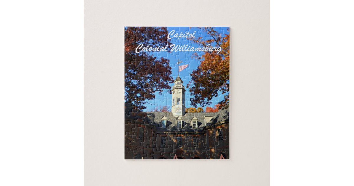 Capitol, Colonial Williamsburg Jigsaw Puzzle | Zazzle