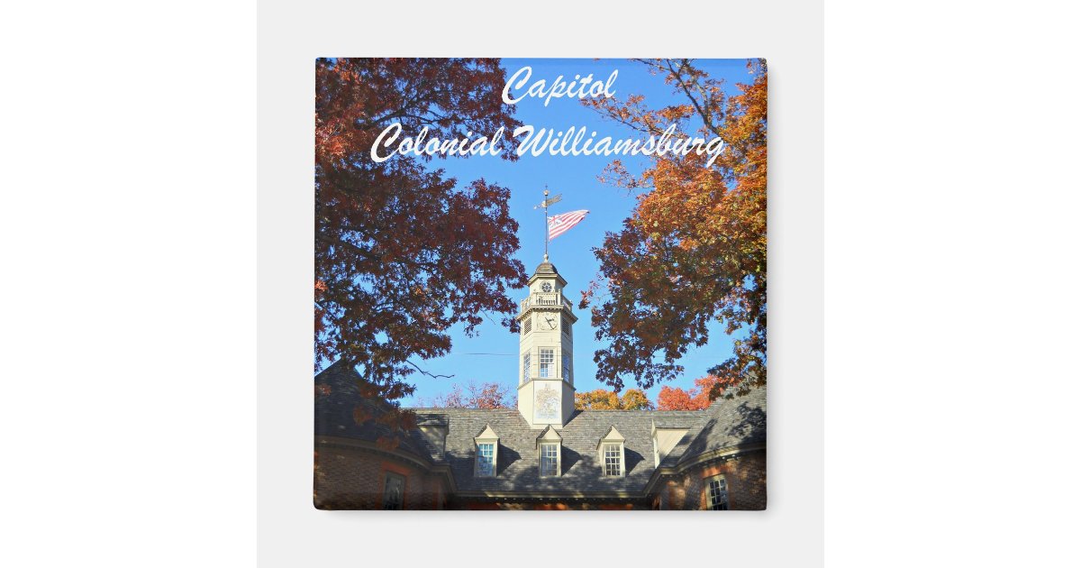 Capitol, Colonial Williamsburg Magnet | Zazzle