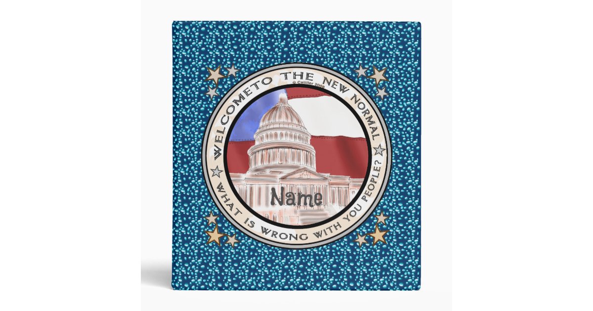 Capitol New Normal Political binder | Zazzle