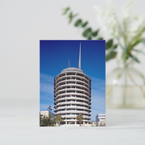 Capitol Records Tower LA Postcard | Zazzle