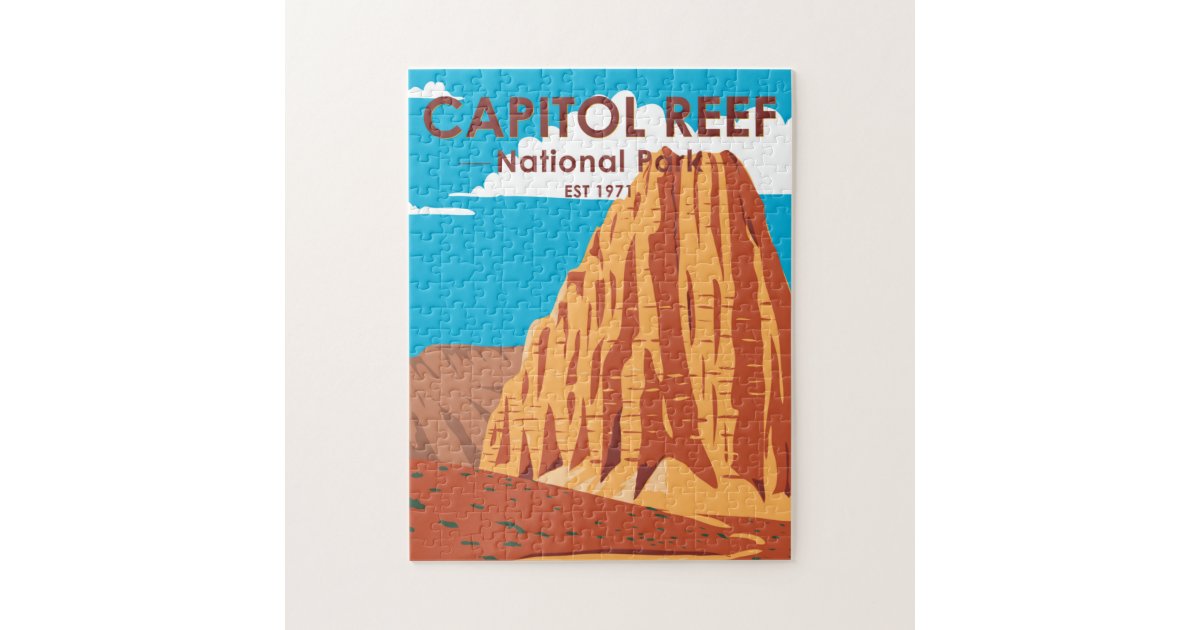 Capitol Reef National Park Cathedral Valley Loop Jigsaw Puzzle | Zazzle
