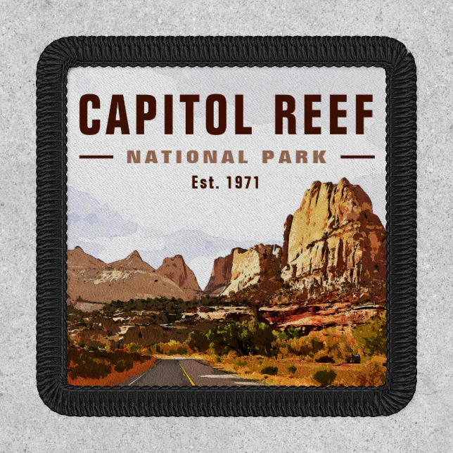 Capitol Reef National Park Cathedral Valley Loop Patch | Zazzle