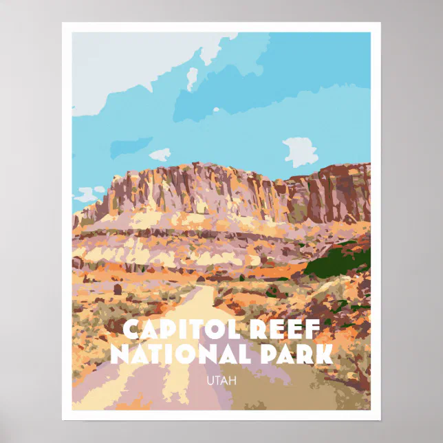 Capitol Reef Poster | Zazzle