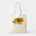 Cappy Barrel; capybara campaign store logo Tote Bag | Zazzle