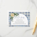Capri Baby Shower, Citrus Italian, Books for Baby Enclosure Card | Zazzle