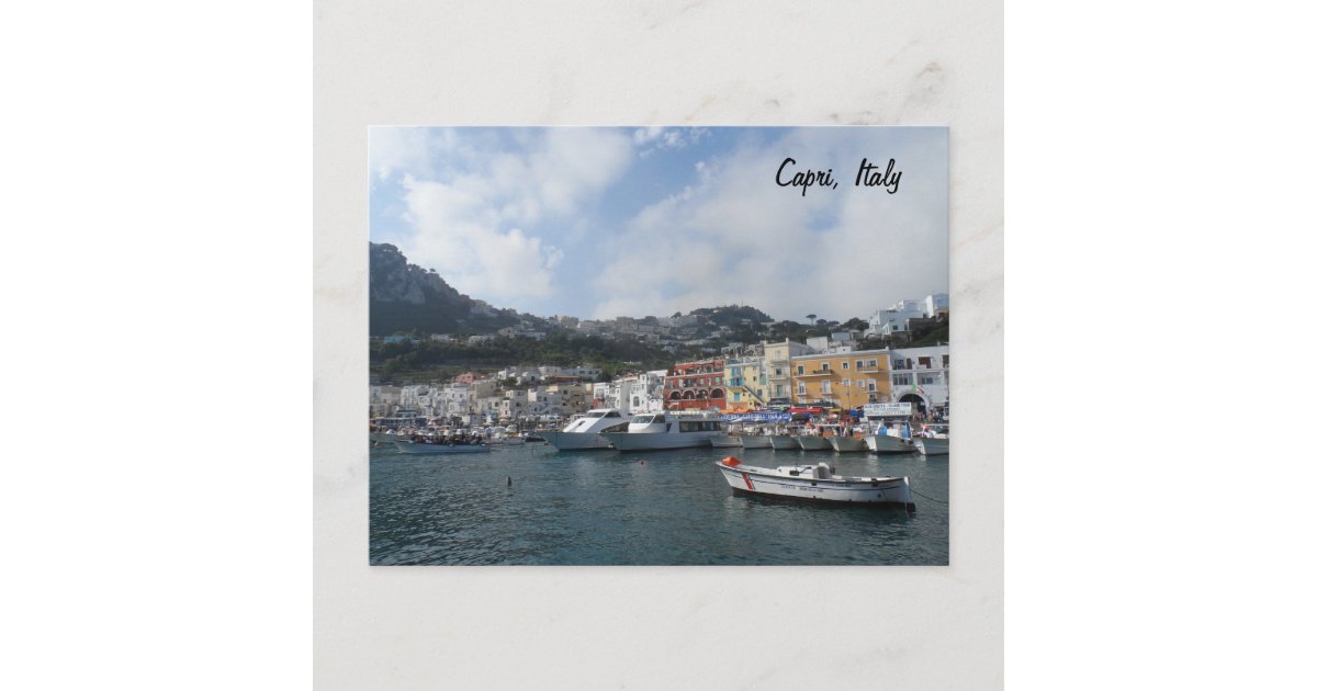 Capri, Italy Postcard | Zazzle