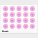 Capri, Italy, Preppy, Pink Classic Round Sticker | Zazzle