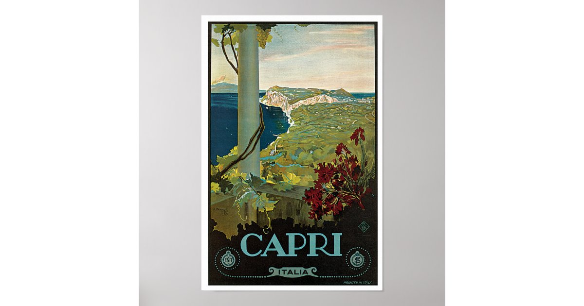 Capri Poster | Zazzle