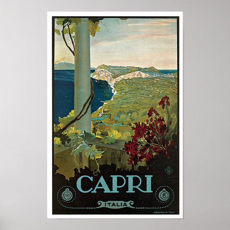Capri Poster | Zazzle