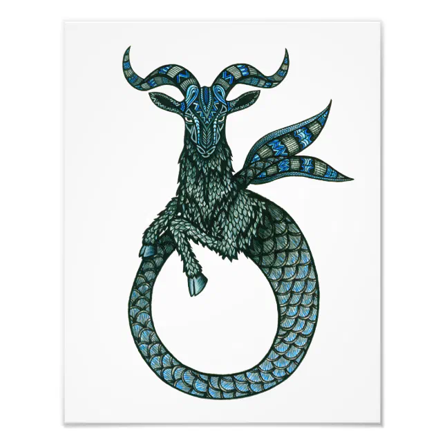 Capricorn Symbol Photo Print | Zazzle