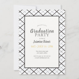 Caps Off Graduation Party ID893 Invitation | Zazzle