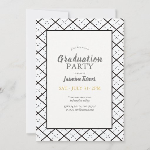 Caps Off Graduation Party ID893 Invitation | Zazzle