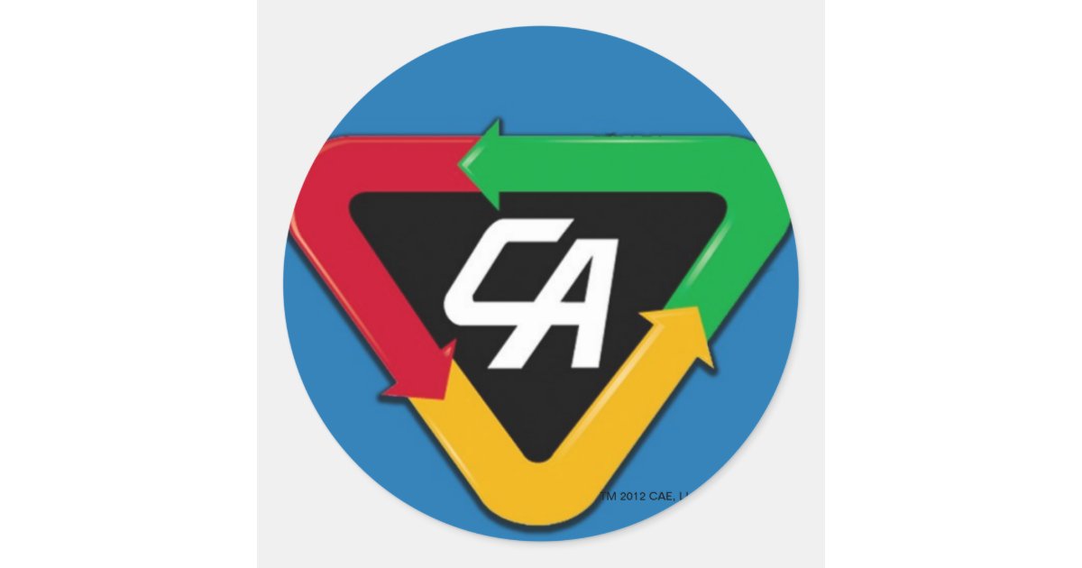 Captain Action Logo Sticker | Zazzle