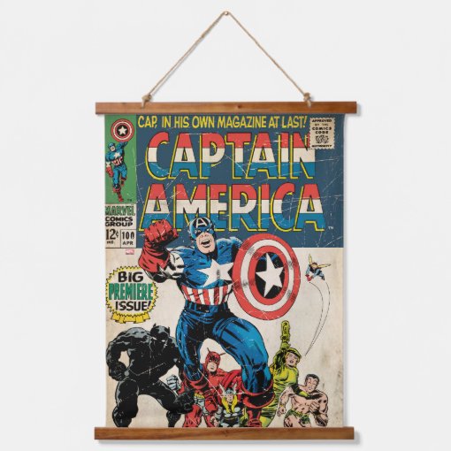 Captain America Comic #100 Hanging Tapestry | Zazzle