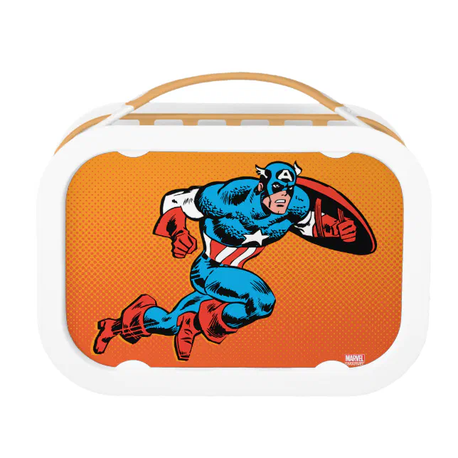 Captain America Dash Lunch Box | Zazzle