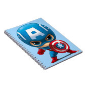 Captain America Stylized Art Notebook | Zazzle