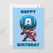 Captain America Stylized Art Postcard | Zazzle