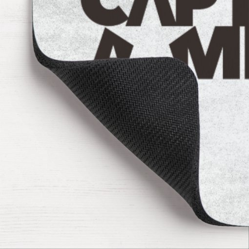 Captain America Stylized Star Name Graphic Mouse Pad | Zazzle