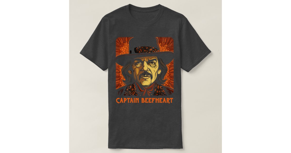 Captain Beefheart Retro Original Fan Art T-Shirt | Zazzle