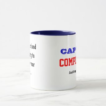 Captain Compliance | Auditing Superhero Auditor Mug | Zazzle
