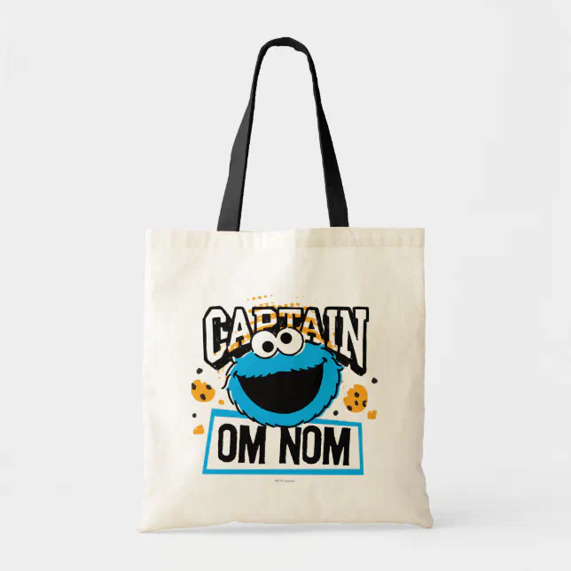 Captain Cookie Monster Tote Bag | Zazzle