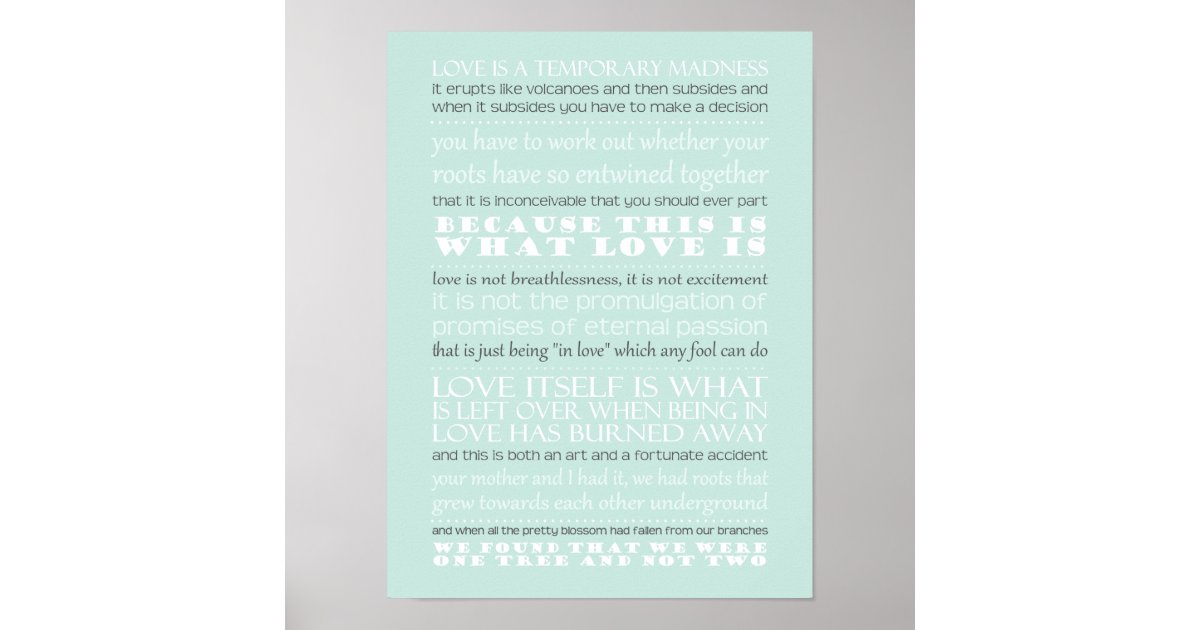 Captain Corelli's Mandolin Quote Poster | Zazzle