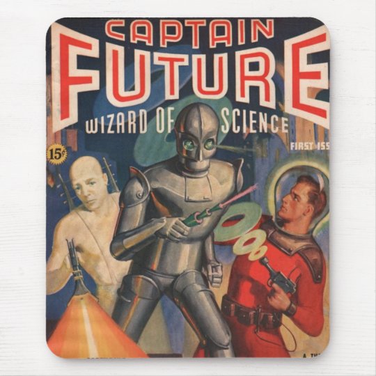 Captain Future, Wizard of Science Pulp first Issue Mouse Pad | Zazzle.com