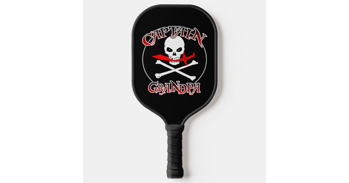 Captain Grandpa Pickleball Paddle | Zazzle