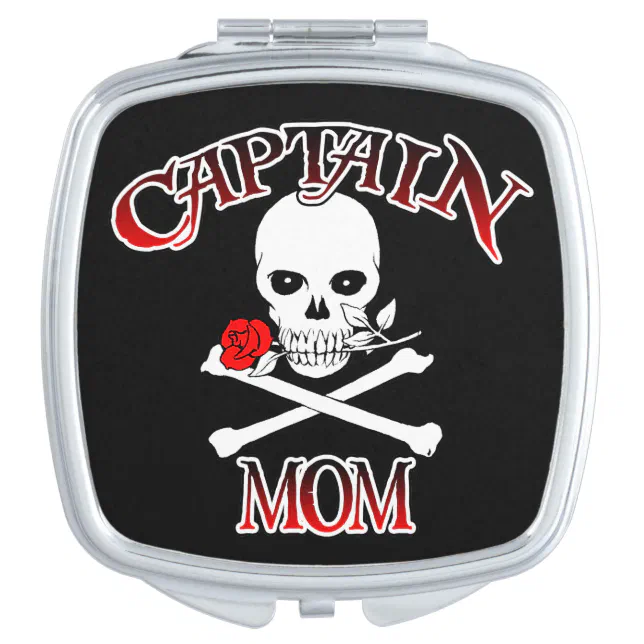 Captain Mom Compact Mirror | Zazzle