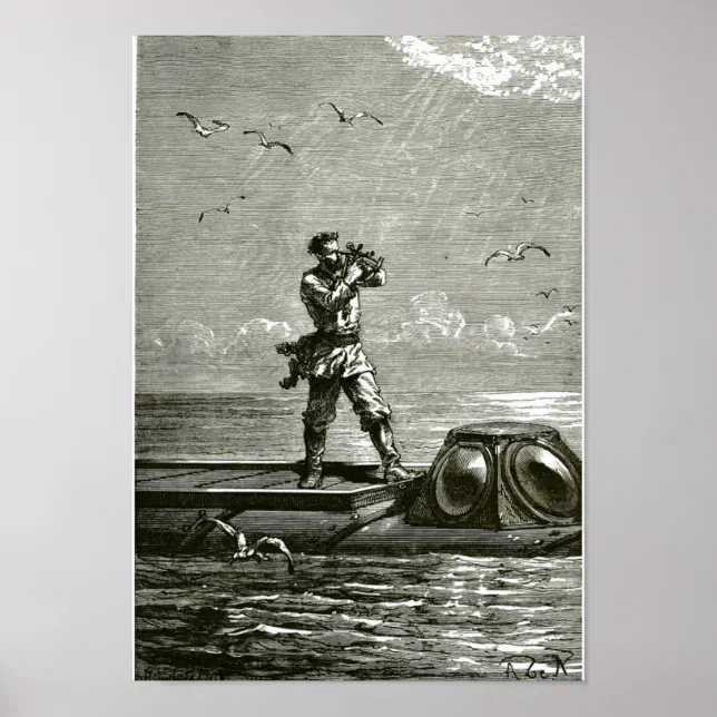 Captain Nemo from 20000 Leagues Under the Sea Poster | Zazzle