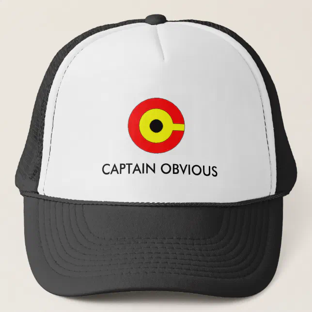 CAPTAIN OBVIOUS HAT | Zazzle