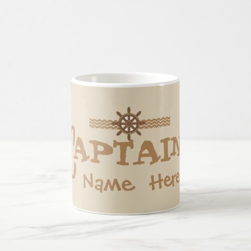 Captain personalized boat cup | Zazzle