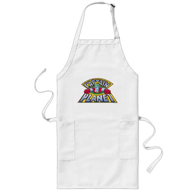 Captain Planet Logo Long Apron | Zazzle